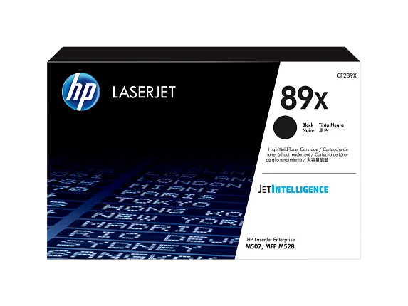 HP 89X High Yield Black Original LaserJet Toner Cartridge, CF289X