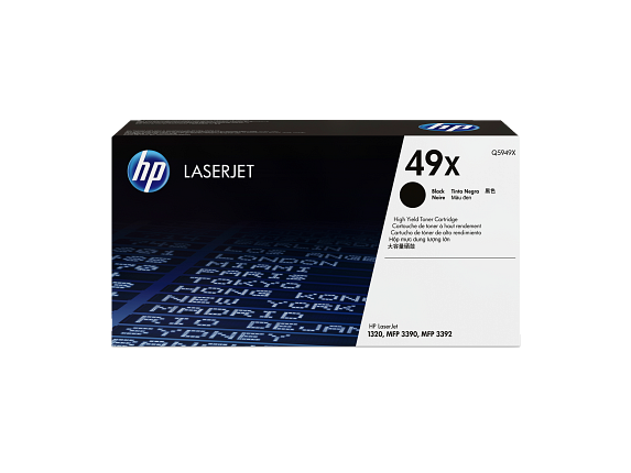 HP 49X High Yield Black Original LaserJet Toner Cartridge, Q5949X