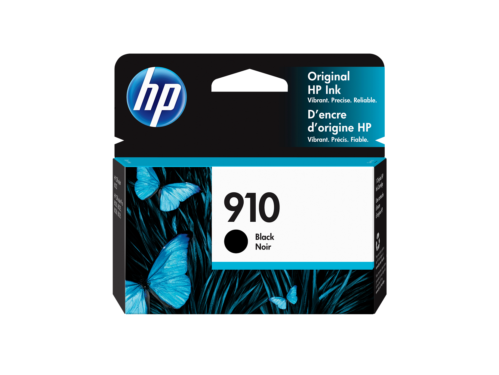 HP 910 Black Original Ink Cartridge, ~250 pages, 3YL61AN#140 ...