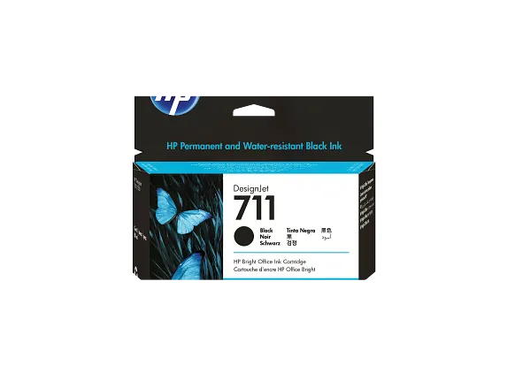 HP® 711 80-ml Black DesignJet Ink Cartridge (CZ133A)