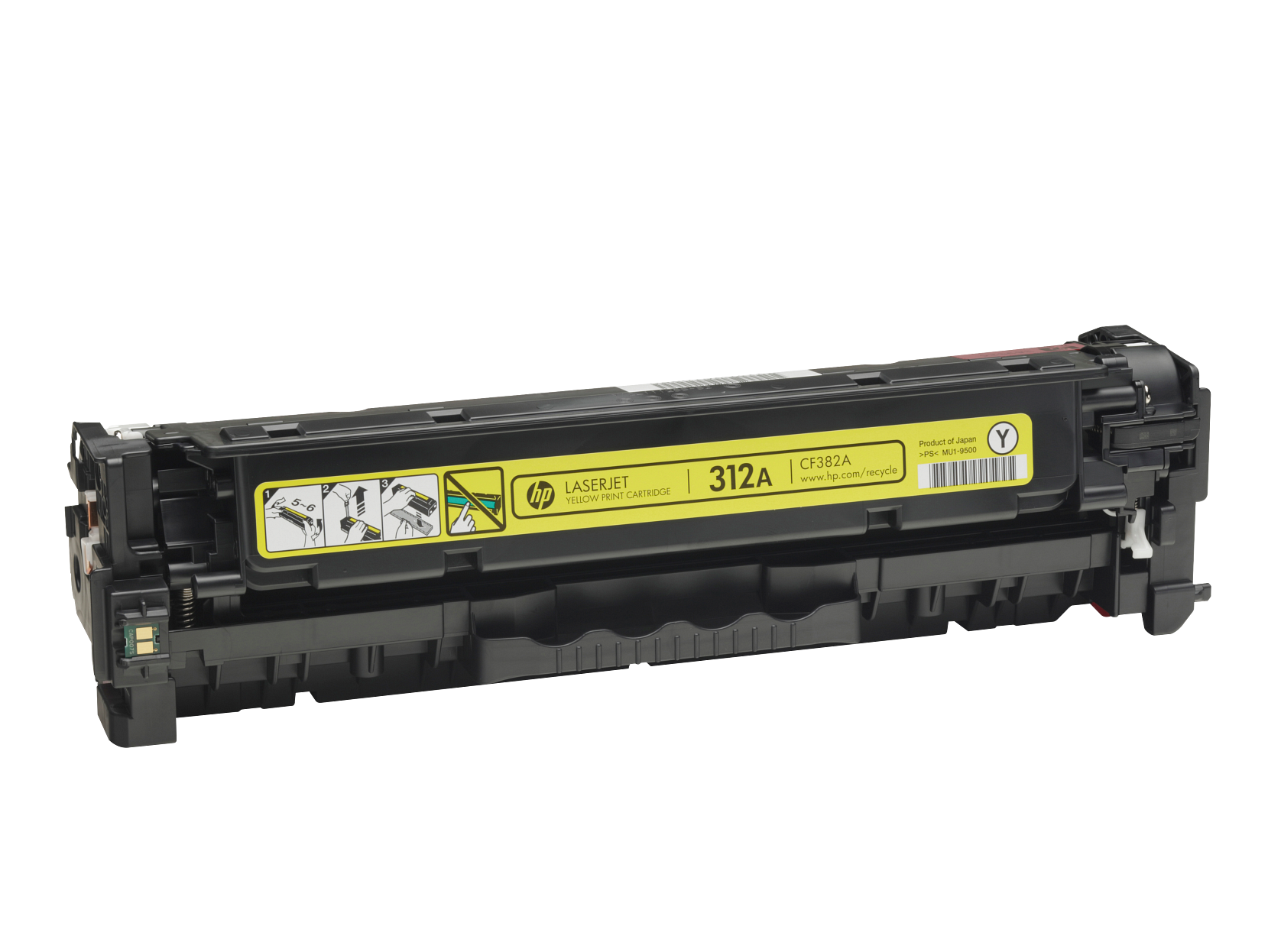 HP 312A Yellow LaserJet Toner Cartridge, ~2,700 pages, CF382A ...