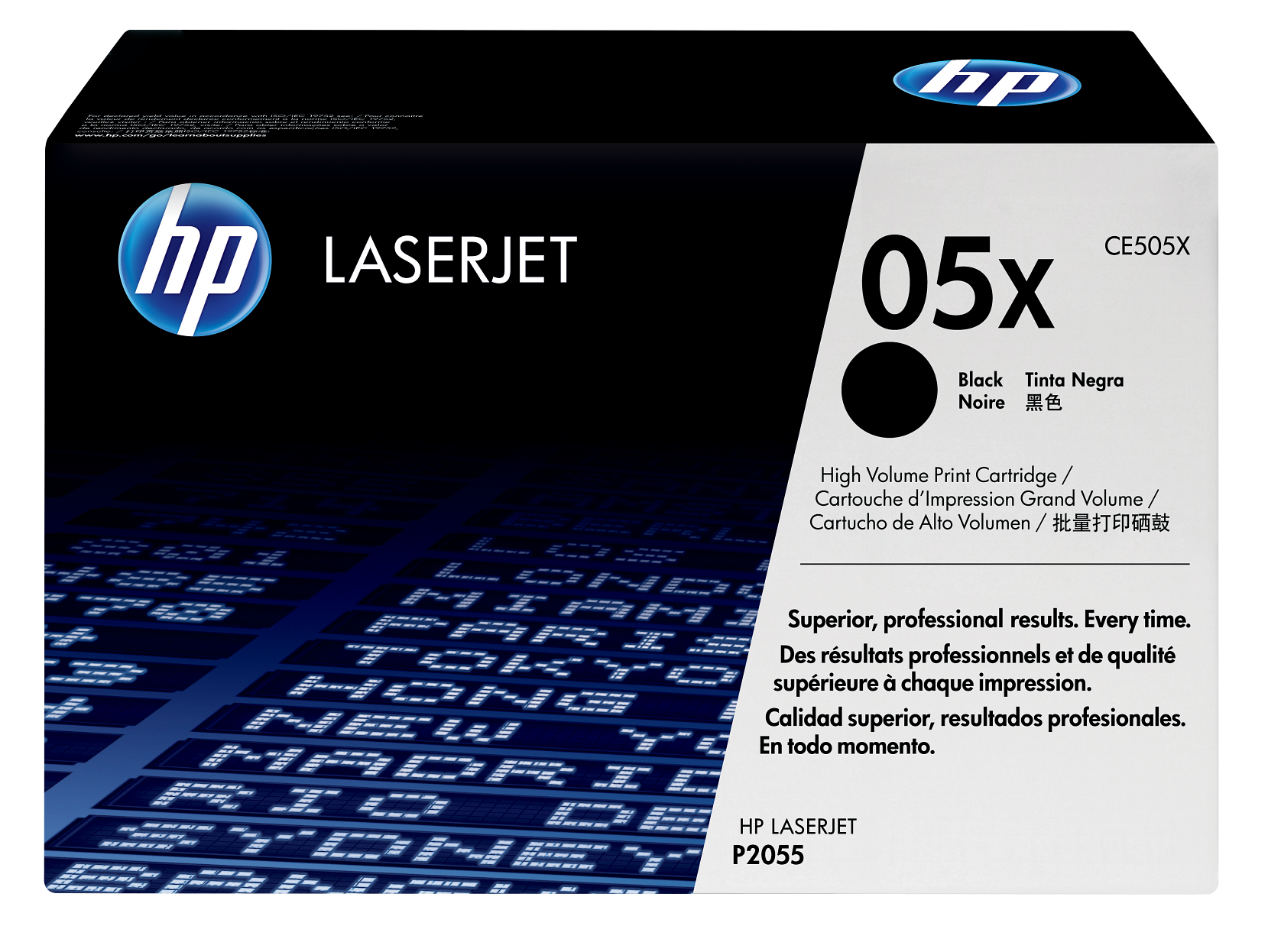 HP 05X High Yield Black Original LaserJet Toner Cartridge, ~6,500 pages ...