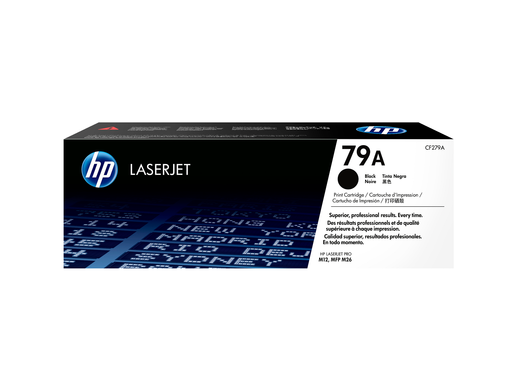 HP 79A Black Original LaserJet Toner Cartridge, ~1,000 pages, CF279A ...